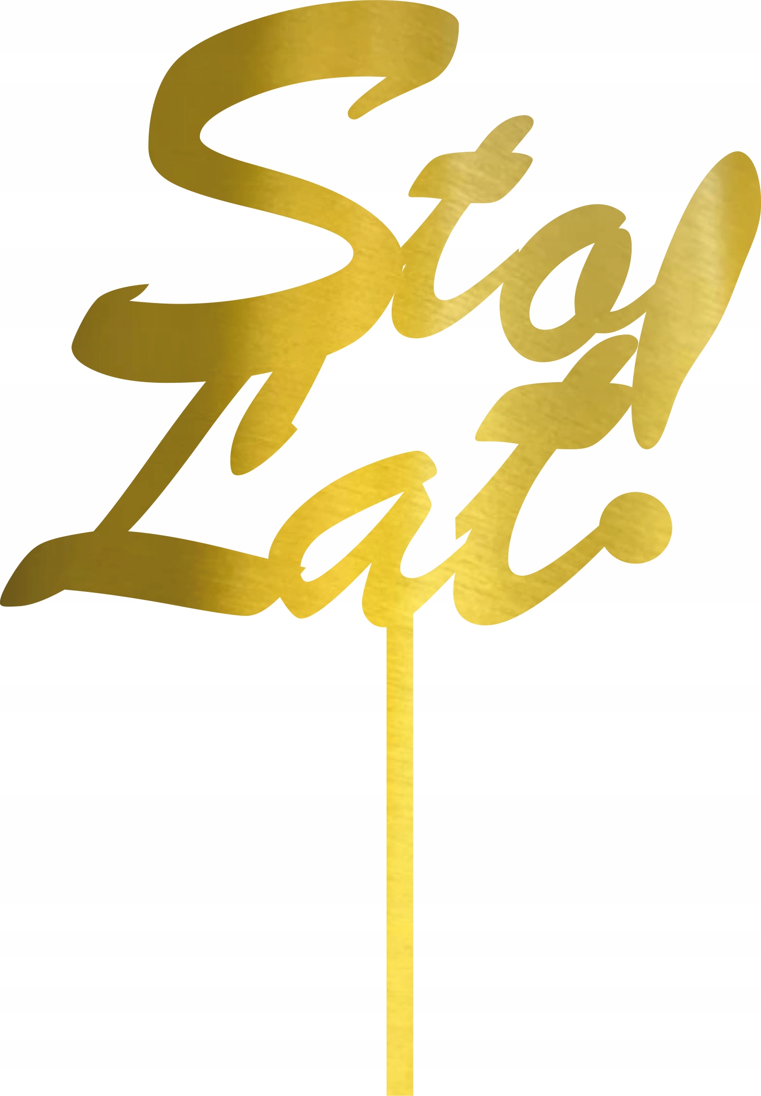 TOPPER TOPER NA TORT URODZINY sto lat • Cena, Opinie - Allegro