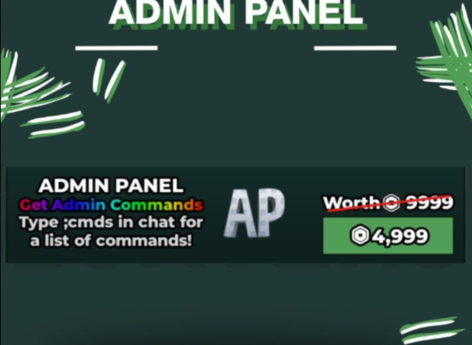 Admin Panel | Admin Panel | Steal a Brainrot | Roblox - Stan: Produkt ...