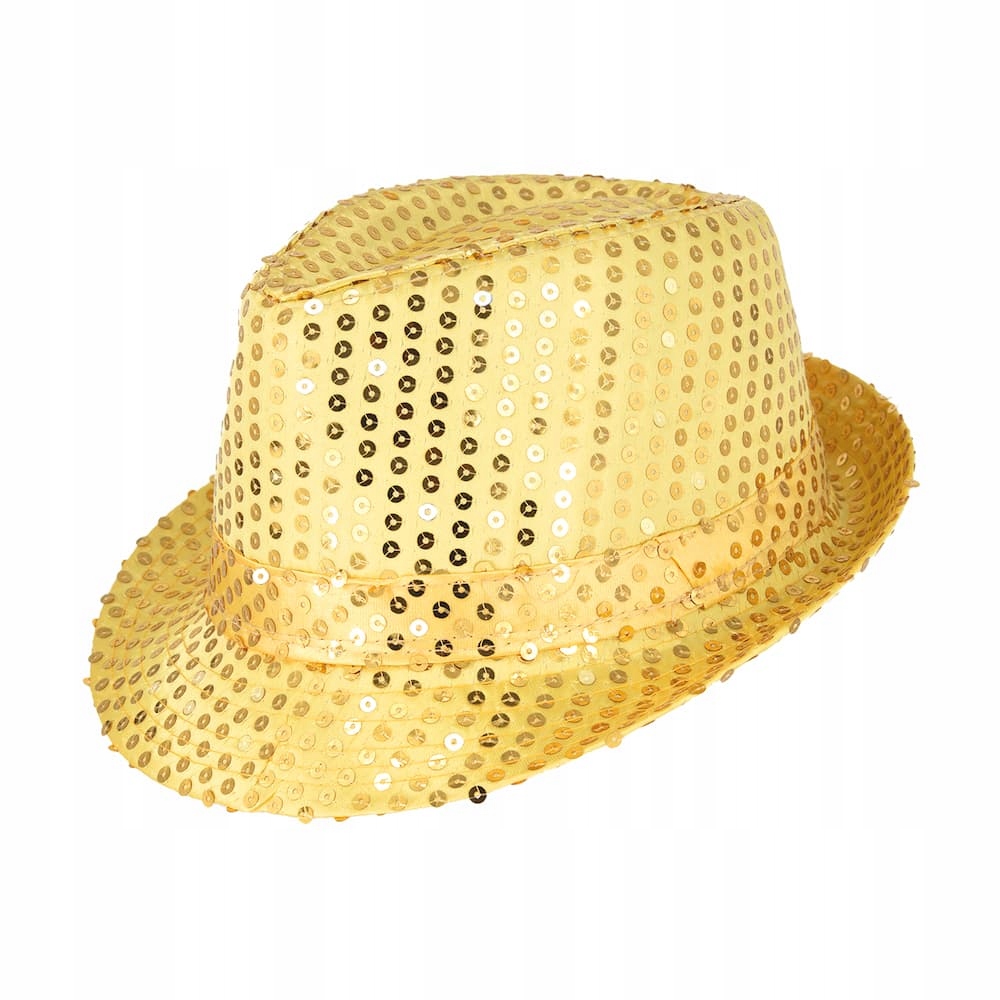 ARANY FLITTERES FEDORA KALAP DISZKÓ STÍLUSÚ ARANY, (5904610165980) • Ár ...