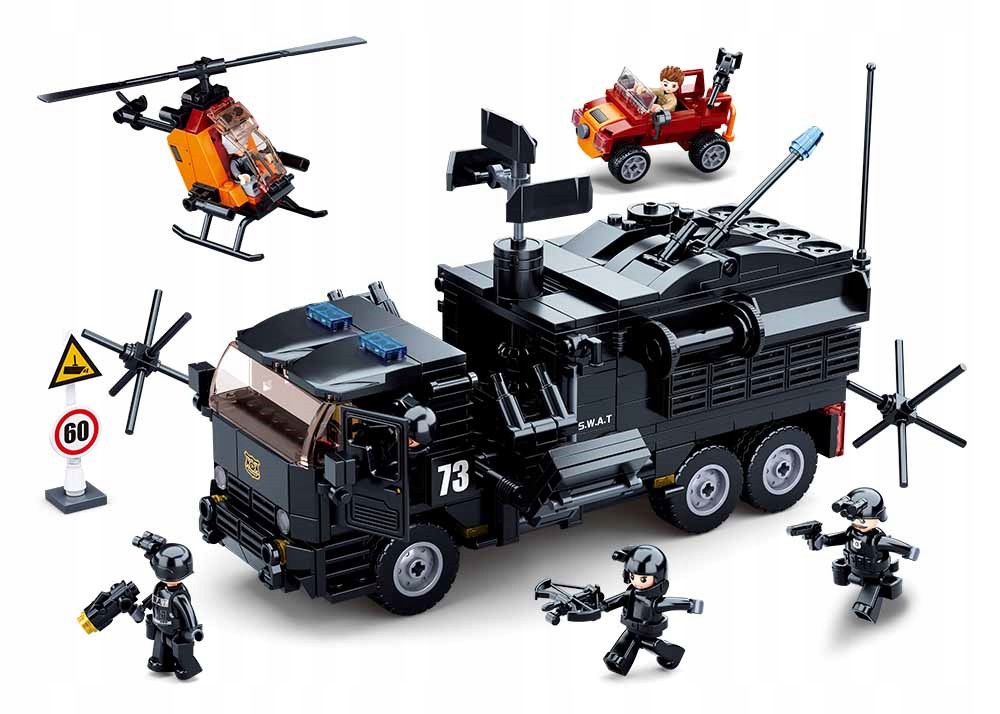 Klocki Sluban Police M38-B0773 Command car 759 szt. - porównaj ceny ...