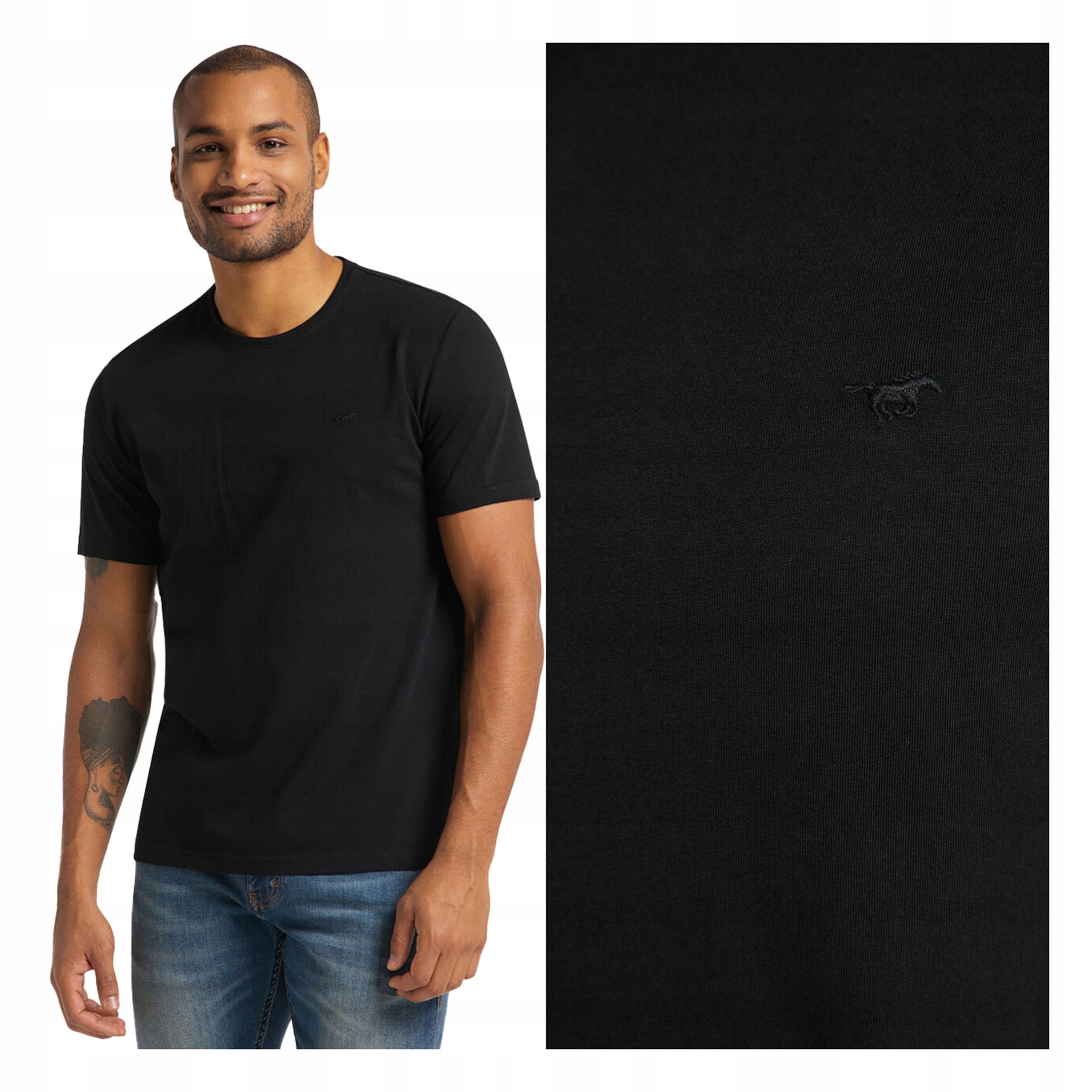 MUSTANG ALEX C EMBROIDERY MĘSKI T-SHIRT KOSZULKA LOGO XL (4058823665926 ...