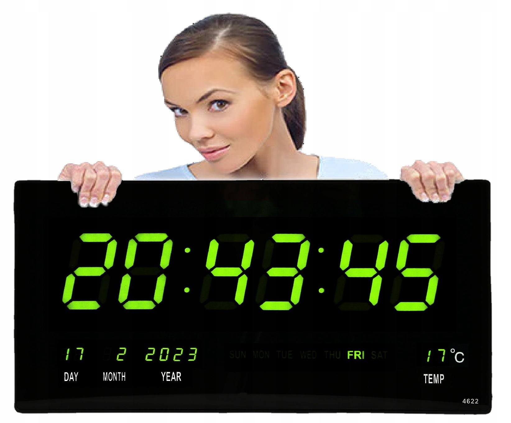 Zegar ścienny Enido czarny 45,7cm (5906122920071) • Cena, Opinie ...