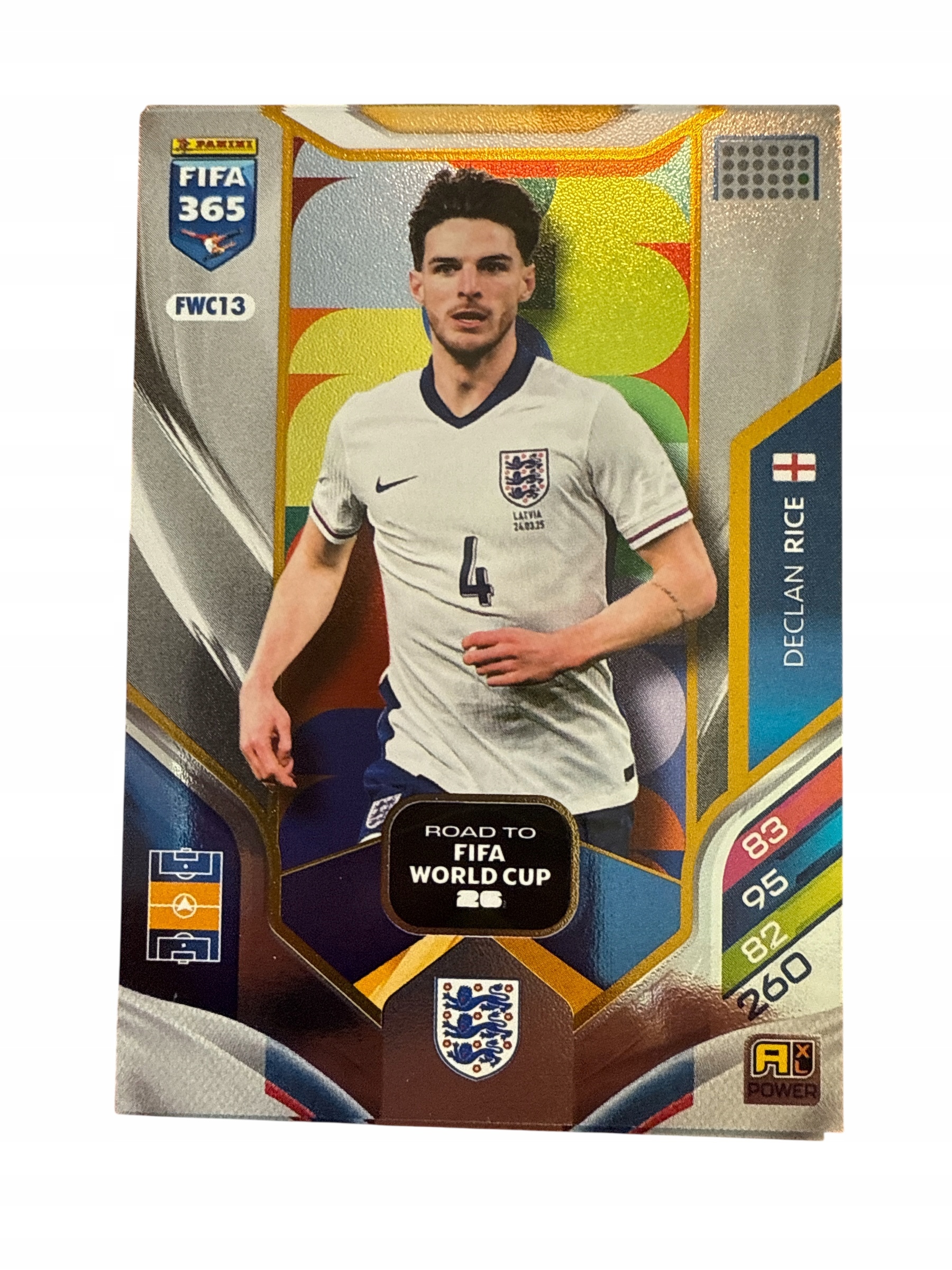 FIFA 365 2026 ADRENALYN XL PANINI Kick-Off FWC13 Anglicko Rice za 0 ...