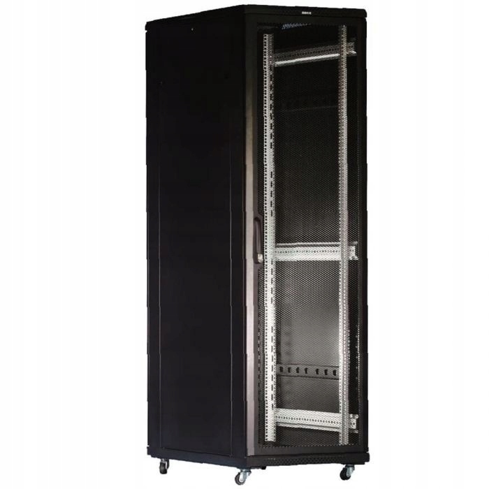 Szafa Stojąca RACK 19" 42U 800x1000mm Serwerowa Rackowa Złożona Czarna ...