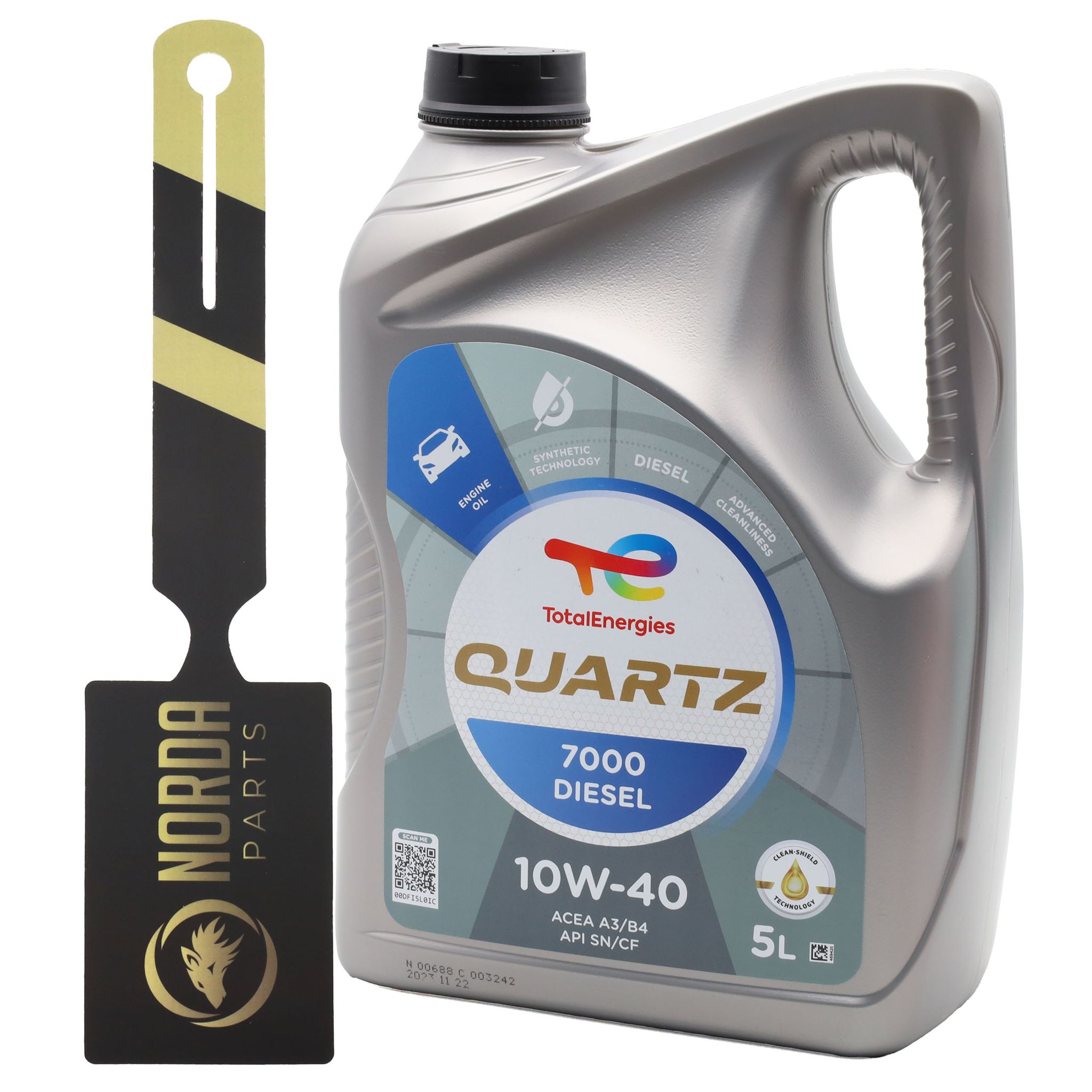 Olej silnikowy półsyntetyczny TotalEnergies 5 l 10W-40 3425900000887 za ...