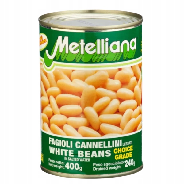 FASOLA BIAŁA METELLIANA CANELLINI 400G (8002225641015) • Cena, Opinie ...