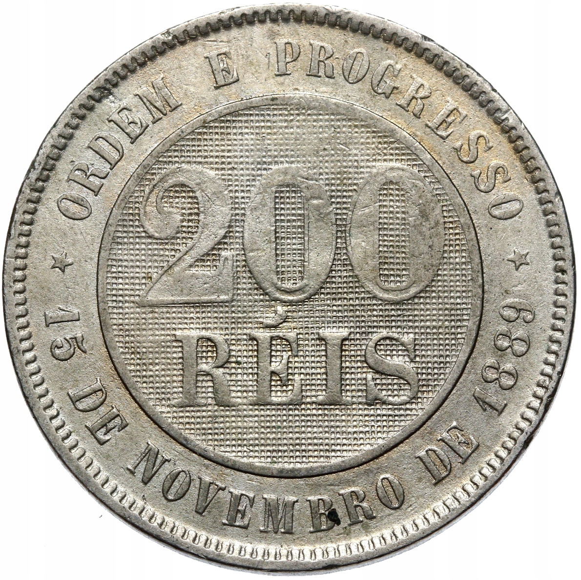 + Brazílie - Republika - 200 Reis Realů 1898 - Rio de Janeiro - STAN ! za 253.00CZK - Allegro