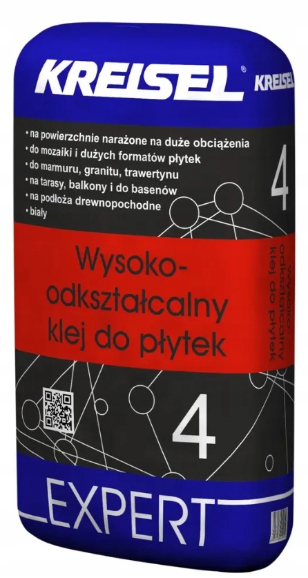 KLEJ bardzo elast. biały EXPERT 4, 300 kg- KREISEL (5907418012050) • Cena, Opinie • Kleje ...