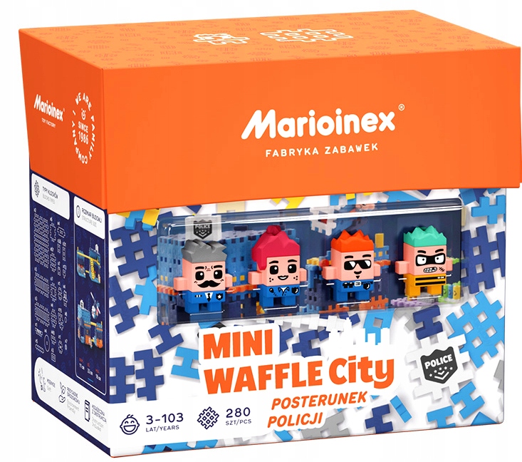 Mini Waffle Marioinex City Posterunek Policji 280 el. (5903033905852 ...