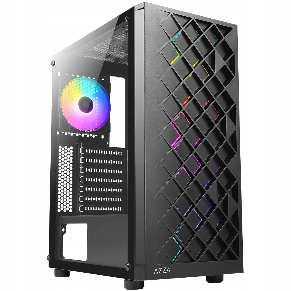 AZZA Spectra 280B, tower case - window (black) w Ostrów Wielkopolski - Sklep, Opinie, Cena w Allegro