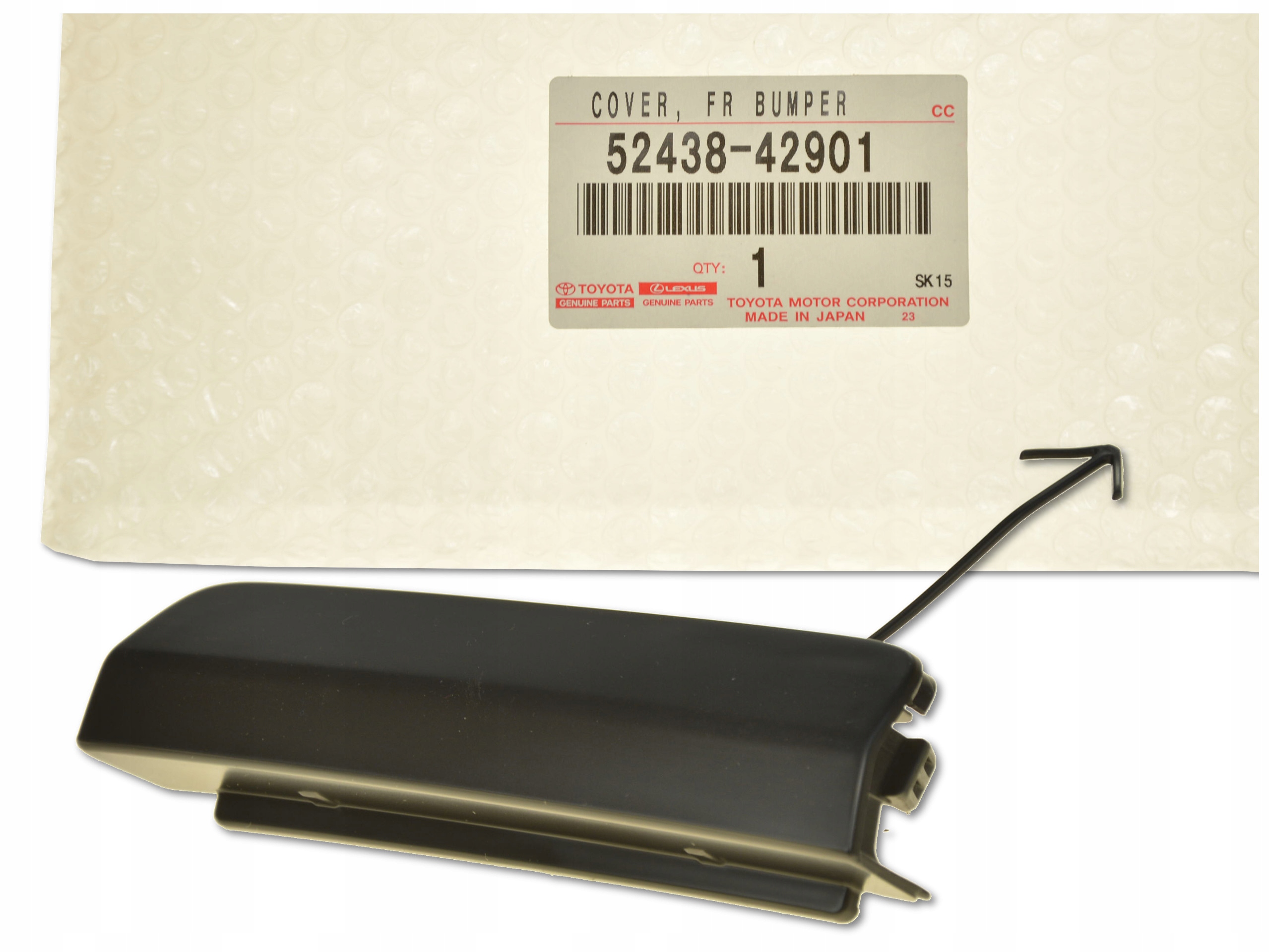 TOYOTA RAV4 V 18- ZAŚLEPKA ZDERZAKA HAKA HOLOWNICZEGO PRZÓD LEWA 52438 ...