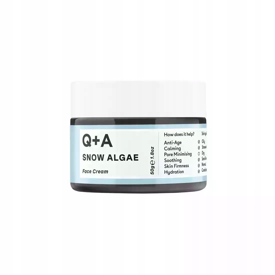 Q+A Snow Algae Krem do Twarzy 50g (5060486264001) • Cena, Opinie • Kremy do twarzy 14200767663 ...