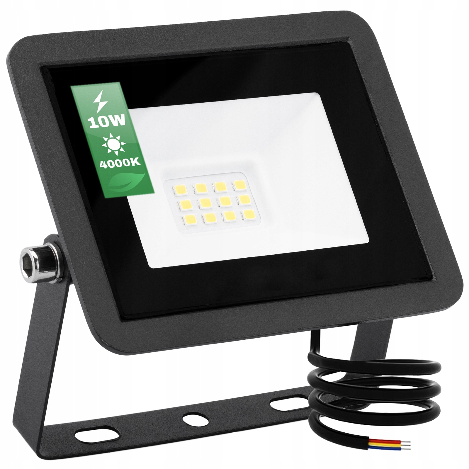 Naświetlacz LED 10W HALOGEN LAMPA REFLEKTOR IP65 WODOODPORNY ZEWNĘTRZNY ...