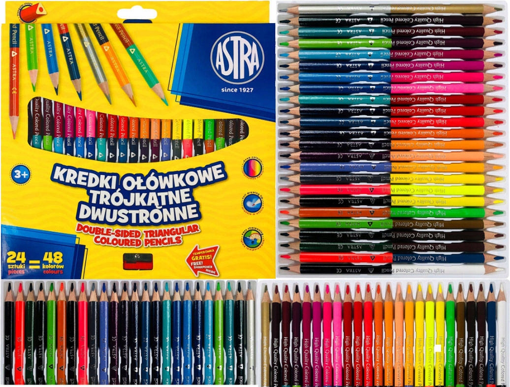 Kredki Jeden Kolor - Niska cena na Allegro