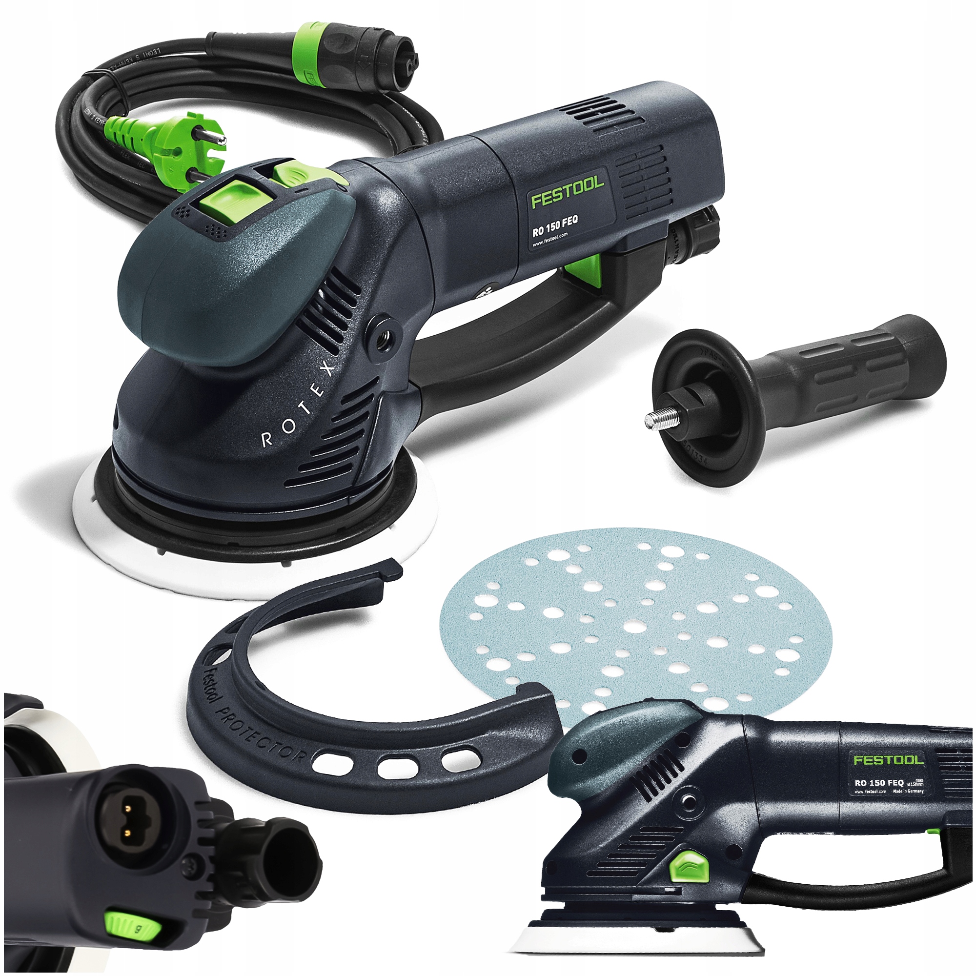 Szlifierka MIMOŚRODOWA Festool ROTEX RO 150 Talerz Przewód Plug It ...