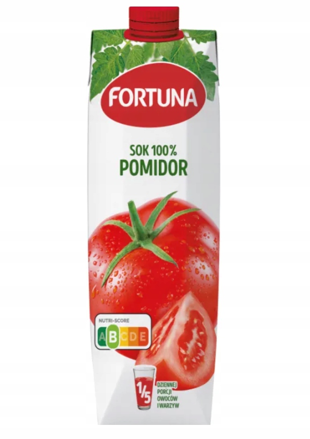 SOK POMIDOROWY 100% FORTUNA 1L (5900059010317) • Cena, Opinie • Soki i ...