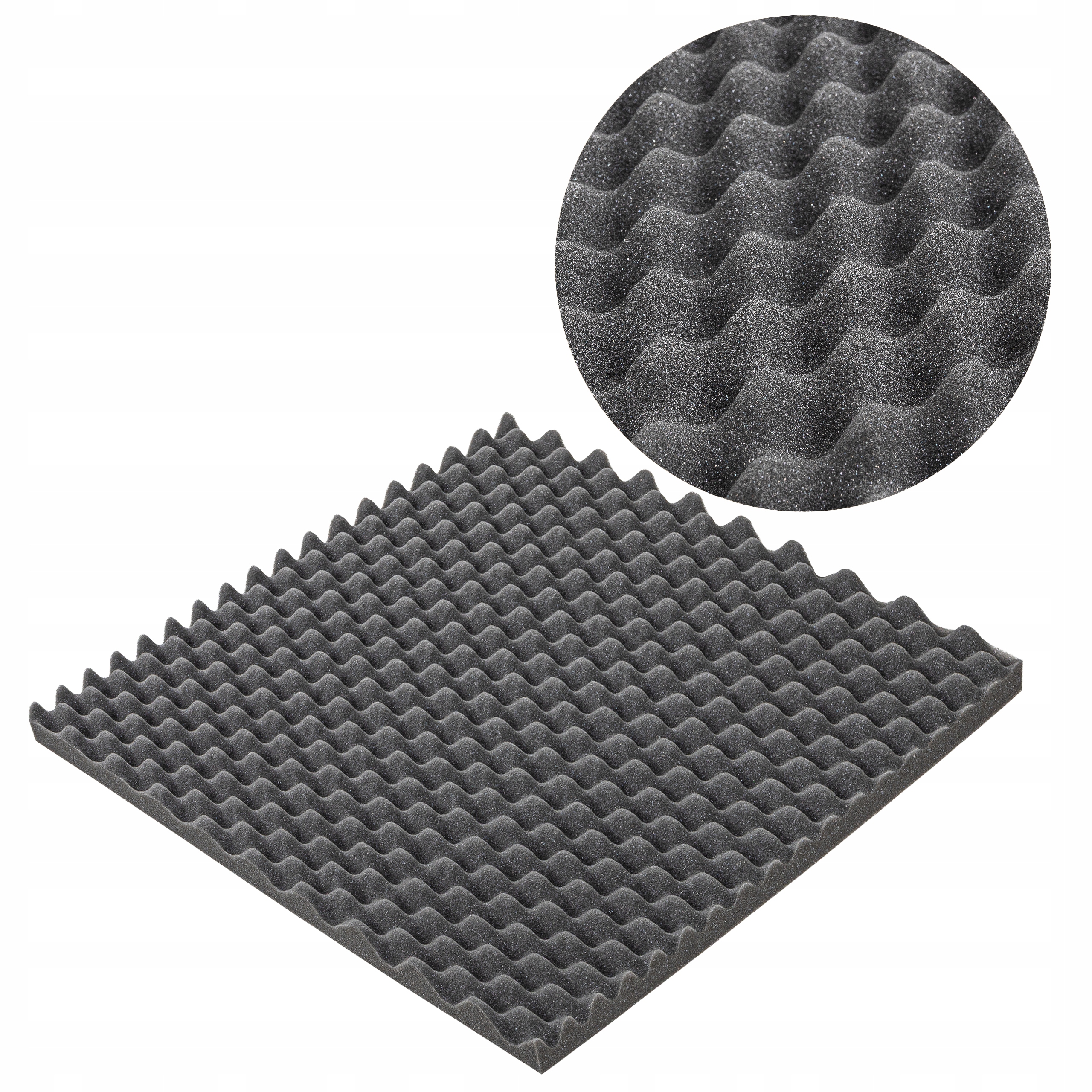 Akustická pěnová deska pohlcující vlny 50 x 50 x 3 cm, (5904921309523 ...