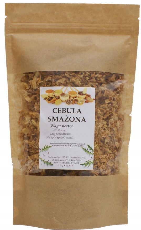 CEBULA SMAŻONA CEBULKA PRAŻONA WYSOKA JAKOŚĆ 50G (5901992043509) • Cena ...