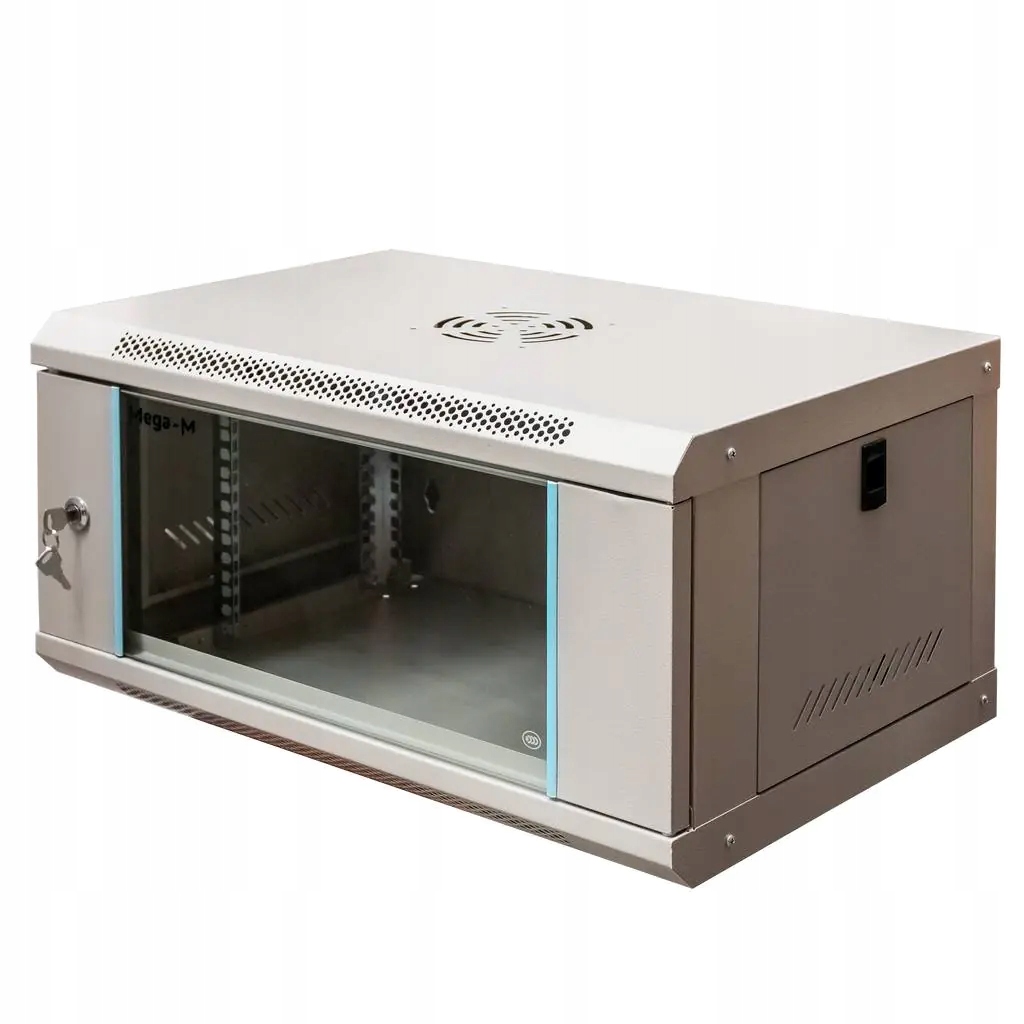 Szafa RACK 19" wisząca serwerowa 6U 60x40x30 cm szara Mega-M - Sklep ...