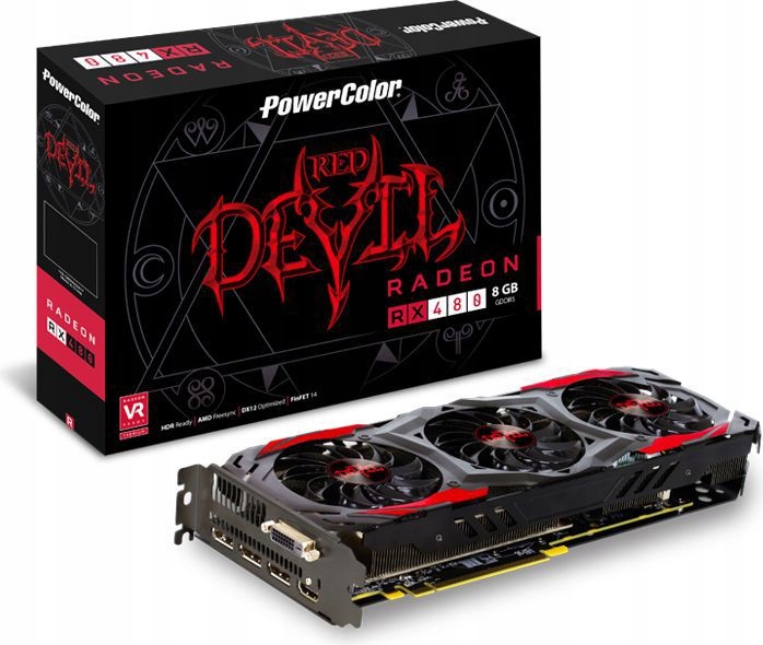 Karta Graficzna RX480 RED DEVIL 8GB w Motkowice - Sklep, Opinie, Cena w Allegro