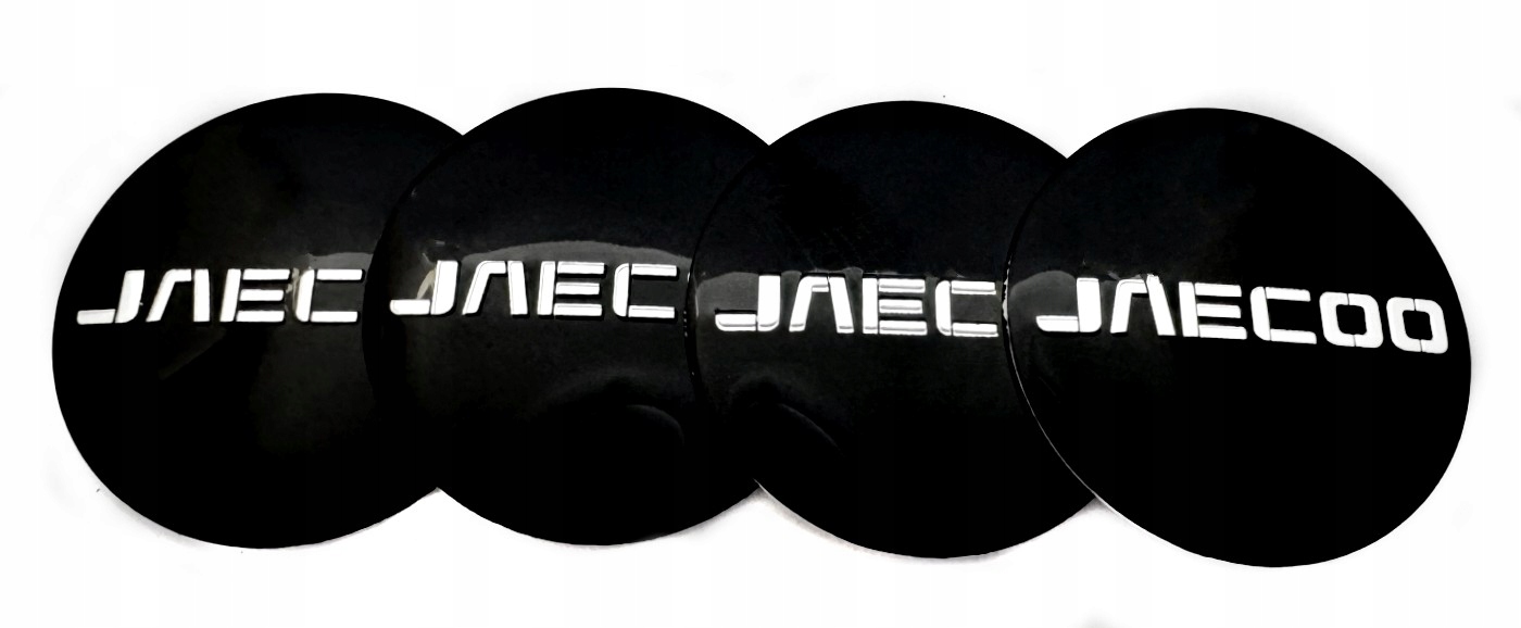 JAECOO SAMOLEPKY EMBLEMY ZNAČKY LOGA NA STŘEDOVÉ POKLIČKY KOL 56mm 4 ks ...
