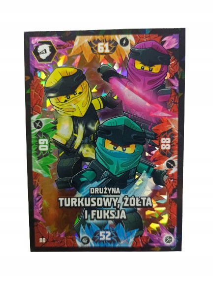 Купить КАРТОЧКА LEGO NINJAGO, серия 8, номер 080: отзывы, фото и ...