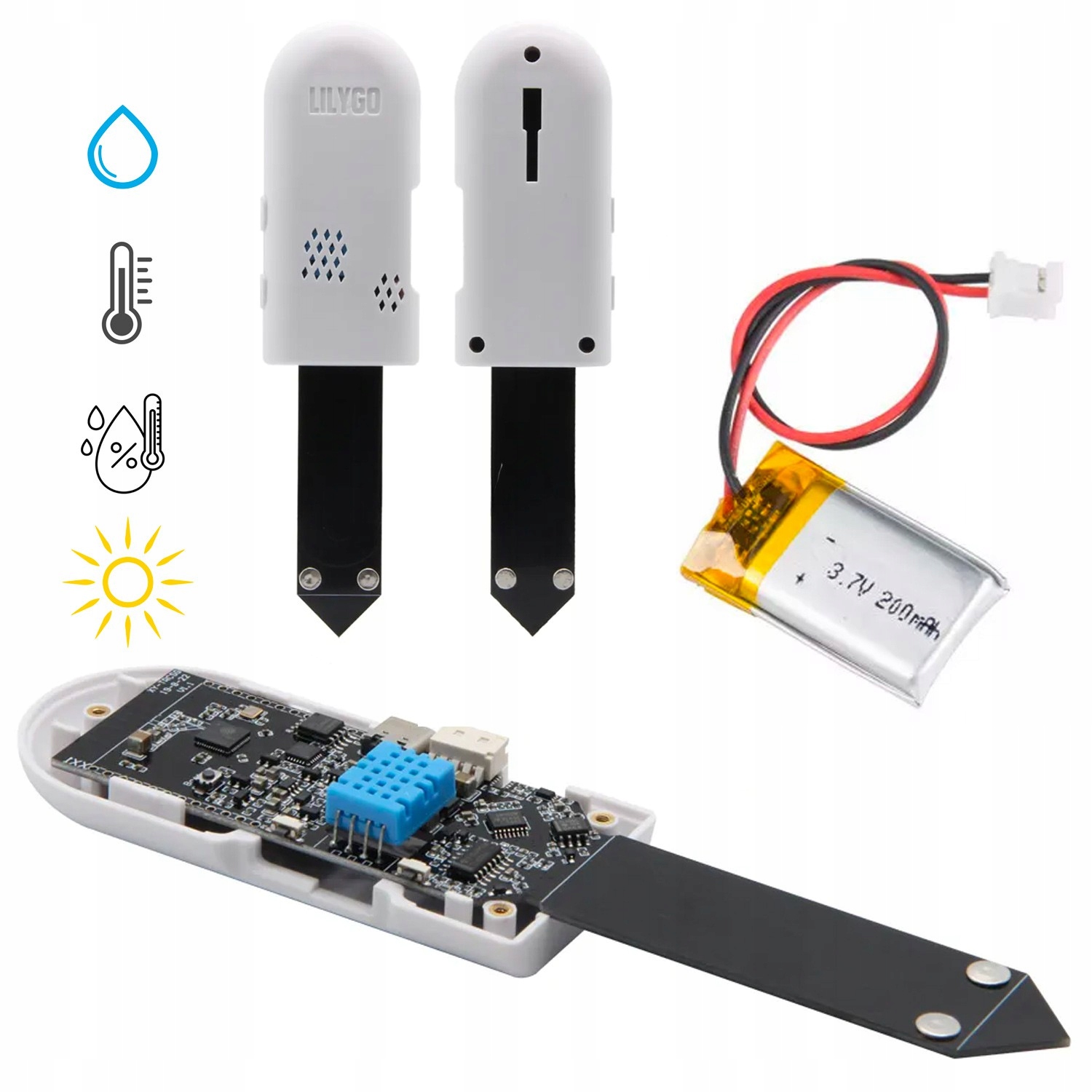 Sterownik Elektroweb ESP32 LilyGO T-HighGrow SMART Czujnik wilgotności ...