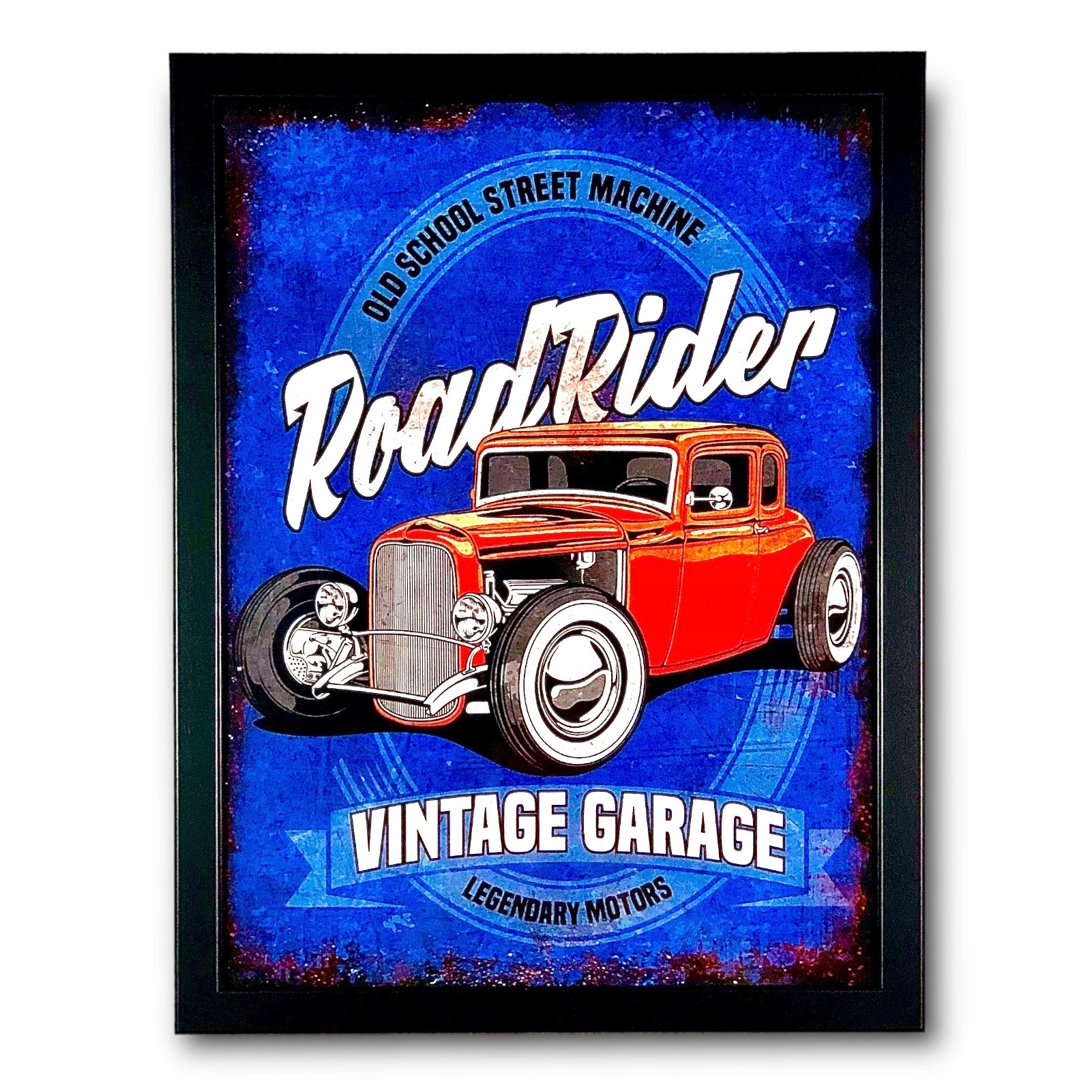 DEKORATÍV KÉP FALRA - AMERICAN HOT ROD ROAD RIDER VINTAGE GARÁZS ...