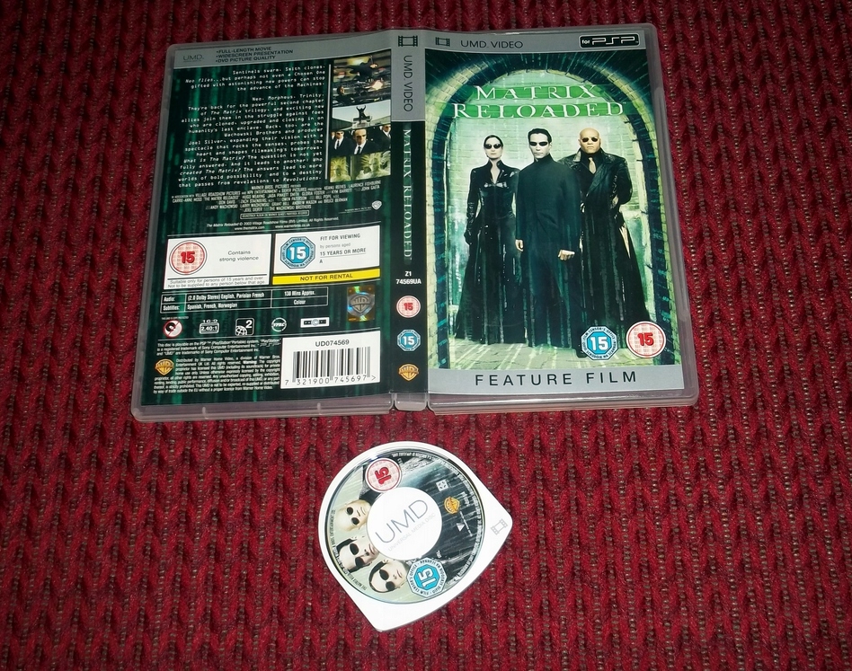 THE MATRIX RELOADED PlayStation Portable (PSP) pudełkowa - Stan ...