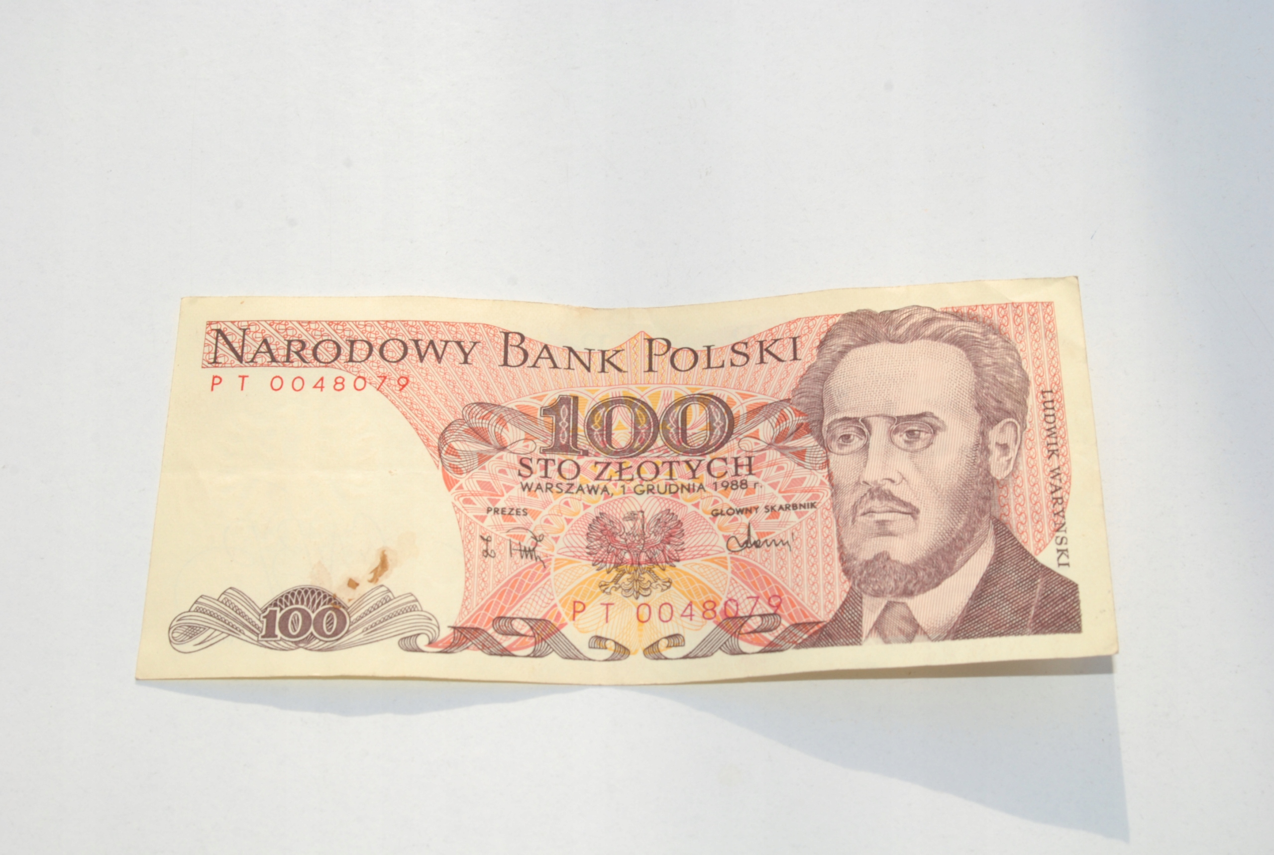 Stary banknot 100 złotych Waryński 1988 antyk 14526602664 - Allegro.pl Stary banknot 100 złotych Waryński 1988 antyk 14526602664 - Allegro.pl