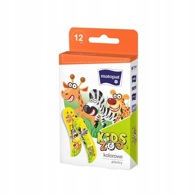 PLASTRY plasterki dla dzieci KIDS ZOO op. 12 szt. (5900516863913 ...