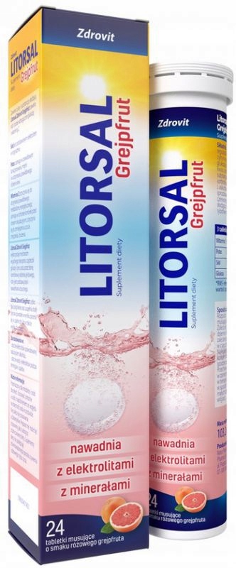 Zdrovit Litorsal Grejpfrut elektrolity minerały 24 (5906204019921 ...