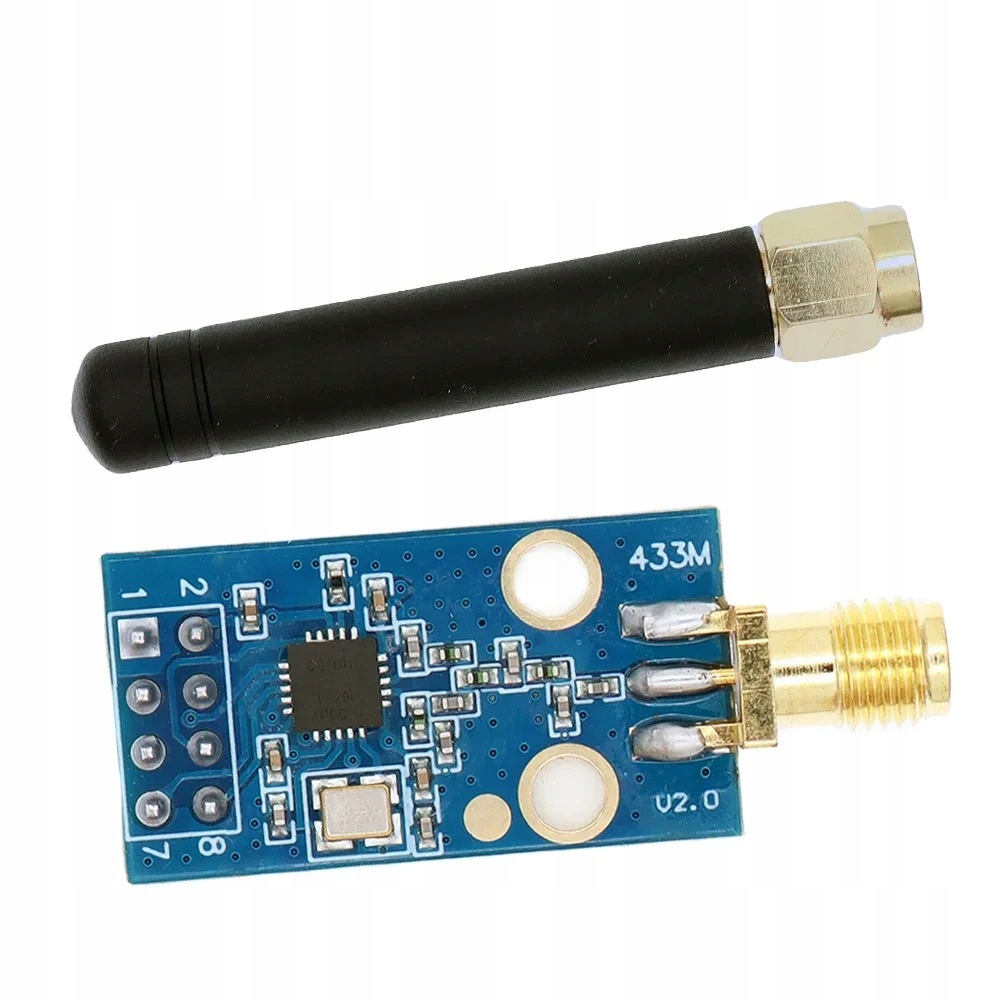 MODUL RÁDIOVÉHO TRANSCEIVERU CC1101 433MHZ S ANTÉNOU SMA PRO ARDUINO za ...