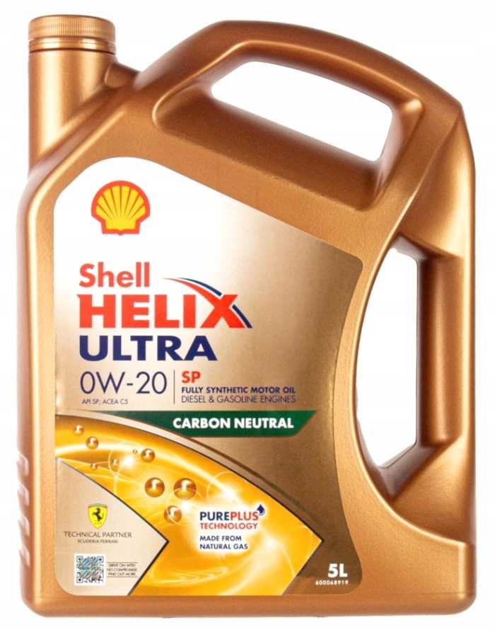 Olej silnikowy Shell 5 l 0W-20 5011987104389 za 199.99PLN z Katowice - Allegro - (13957403104)
