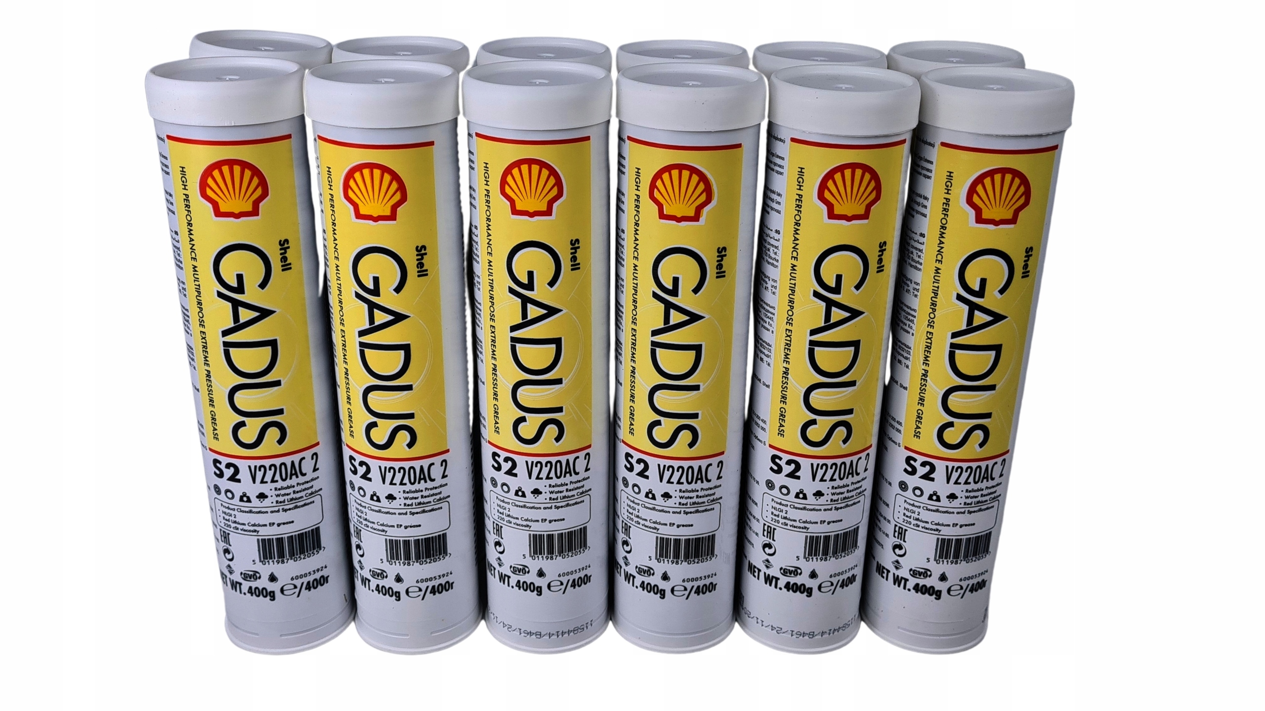 SMAR Shell Gadus S2 V220 AC 2 Czerwony 400g x 12 szt. 6927821577785 za ...