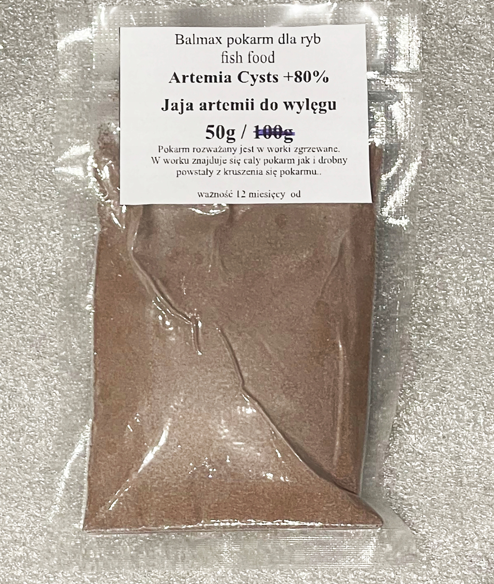 Balmax, Artemia Cysts +80%, 50g do wylęgu, fish food • Cena, Opinie ...