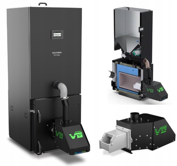 Kamna Kostrzewa na pelety 15 kW - Allegro