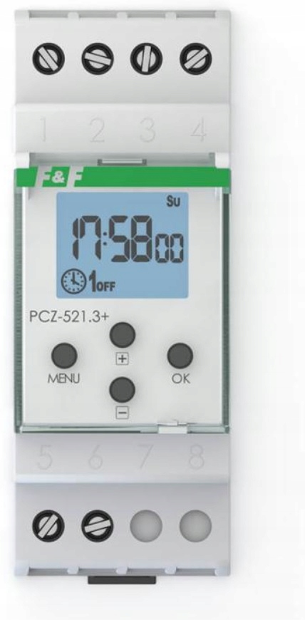 Zegar sterujący F&F 264 V IP20 16 A (5902431673134) • Cena, Opinie 13542419612 • Allegro