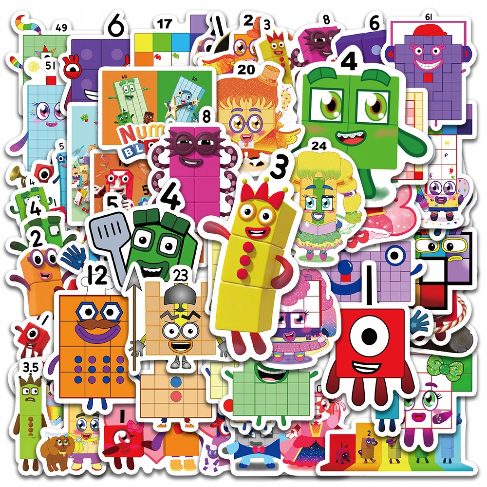 Naklejki Numberblocks - Niska cena na Allegro.pl