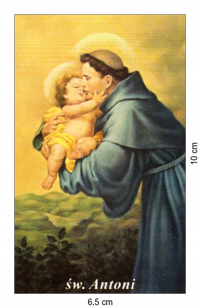 Obrazek św. Antoni. Patron ubogich oraz... • Cena, Opinie • Obrazki i ...