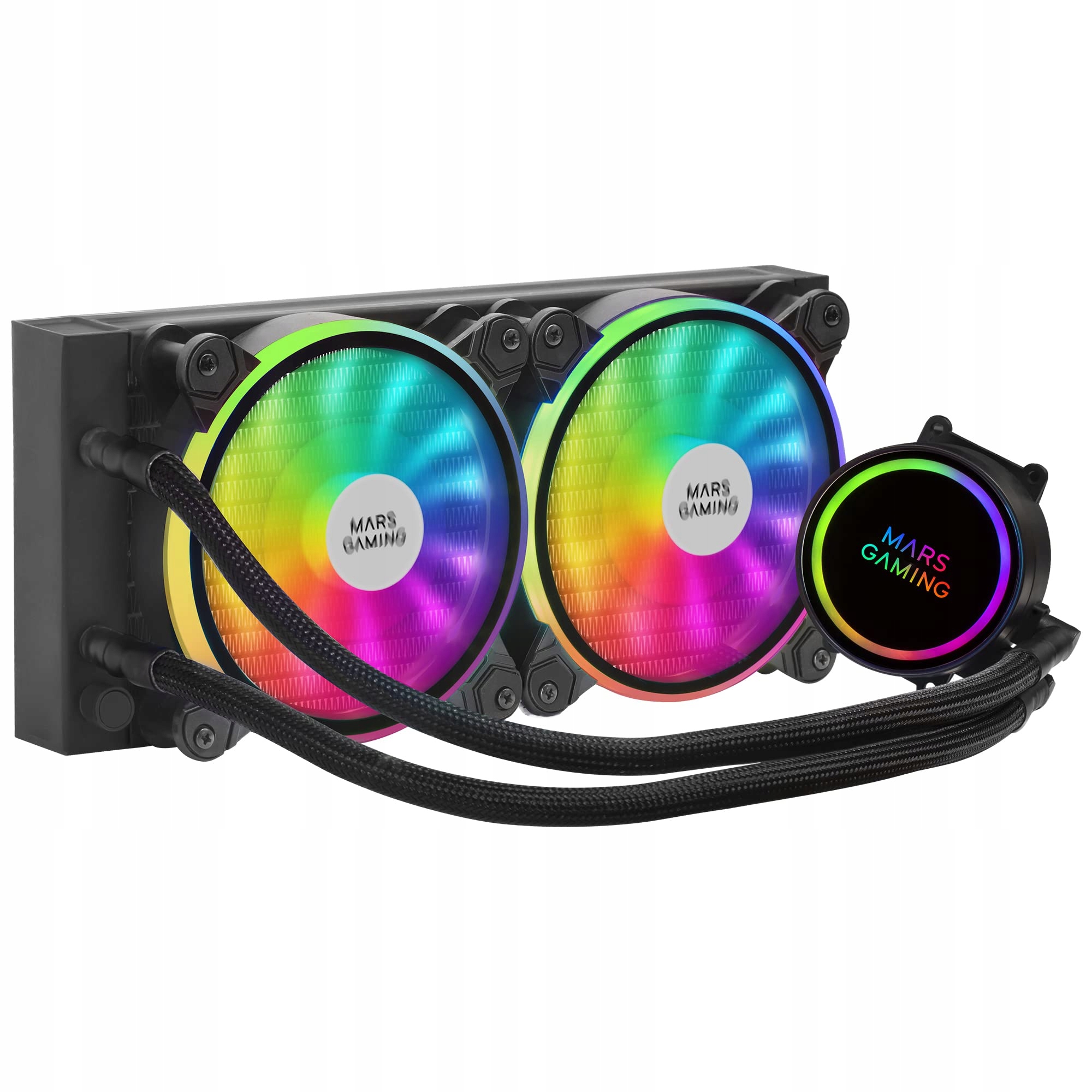CHŁODZENIE WODNE CPU ZESTAW DO CHŁODZENIA CIECZĄ MARS GAMING ML240 w ...