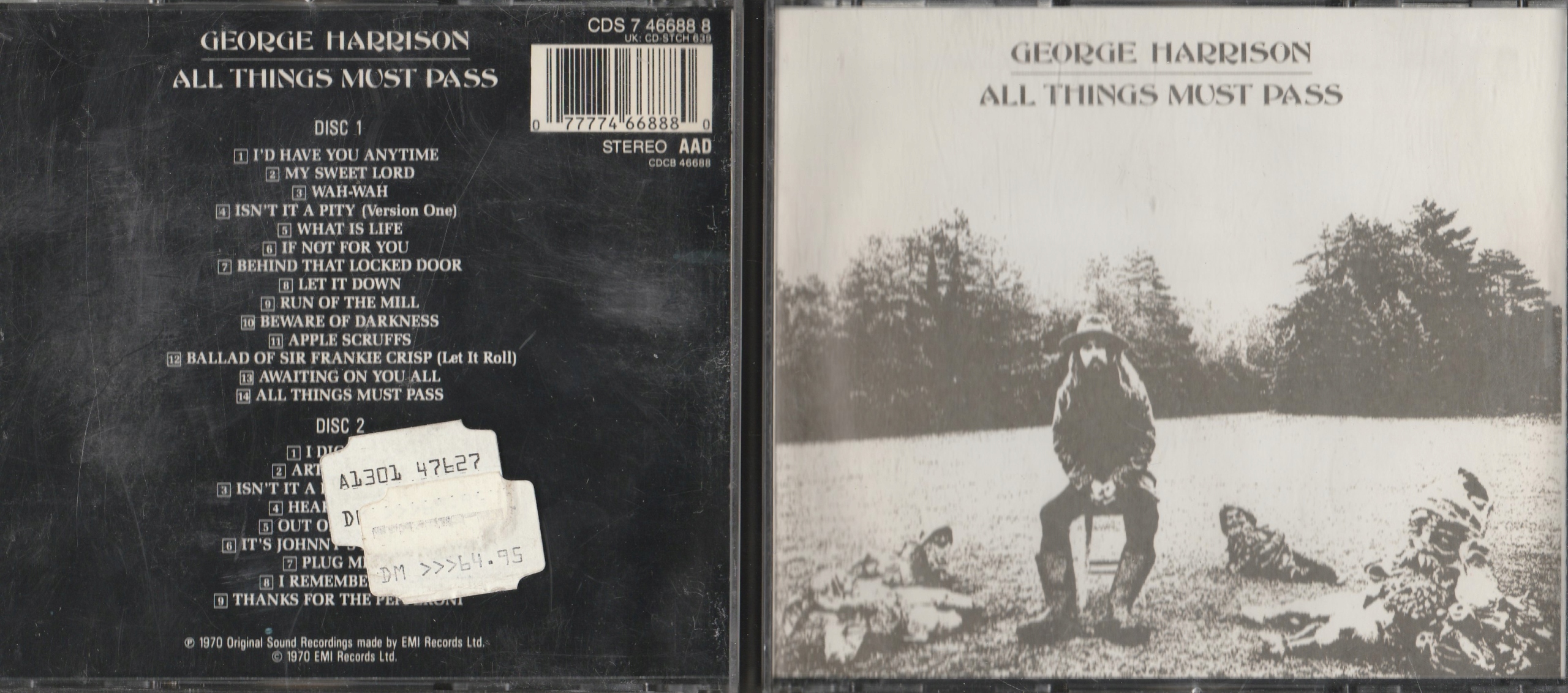 Płyta CD George Harrison - All Things Must Pass 1987 I Wydanie The ...