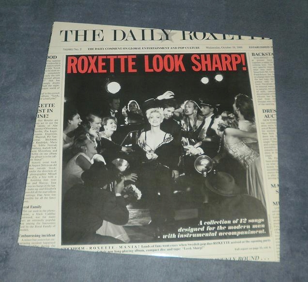 ROXETTE - Look Sharp! - 1PRESS SWEDEN, 1 wydanie Szwecja EX, (grammoplast) 13621252067 - Sklepy ...