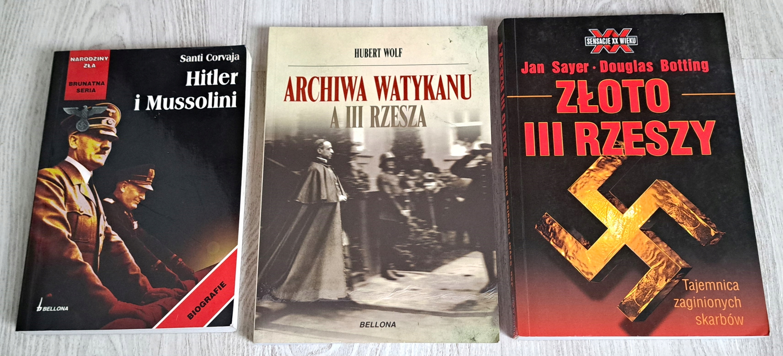 Sayer Złoto III Rzeszy Wolf Archiwa Watykanu III Rzesza Hitler i ...