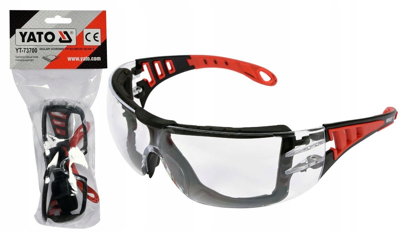 Ochranné brýle bezbarvé s páskem Yato YT-73700 za 135 Kč - Allegro