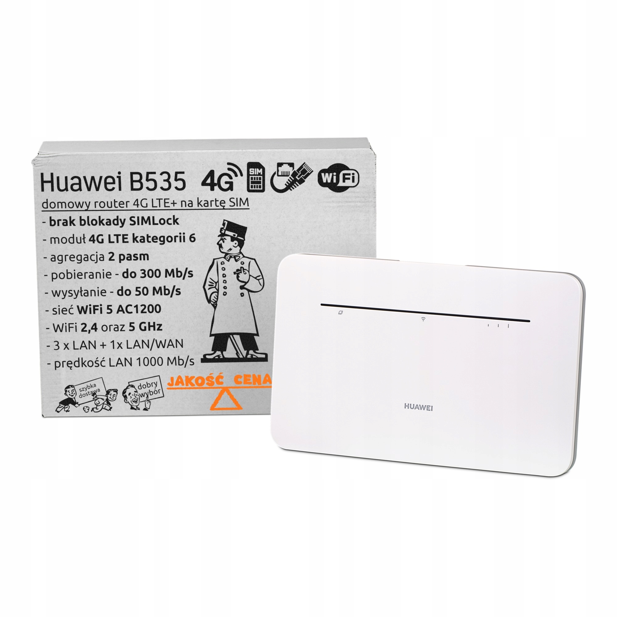 Access Point, Router Huawei B535-232 802.11ac (Wi-Fi 5) - Sklep, Opinie ...