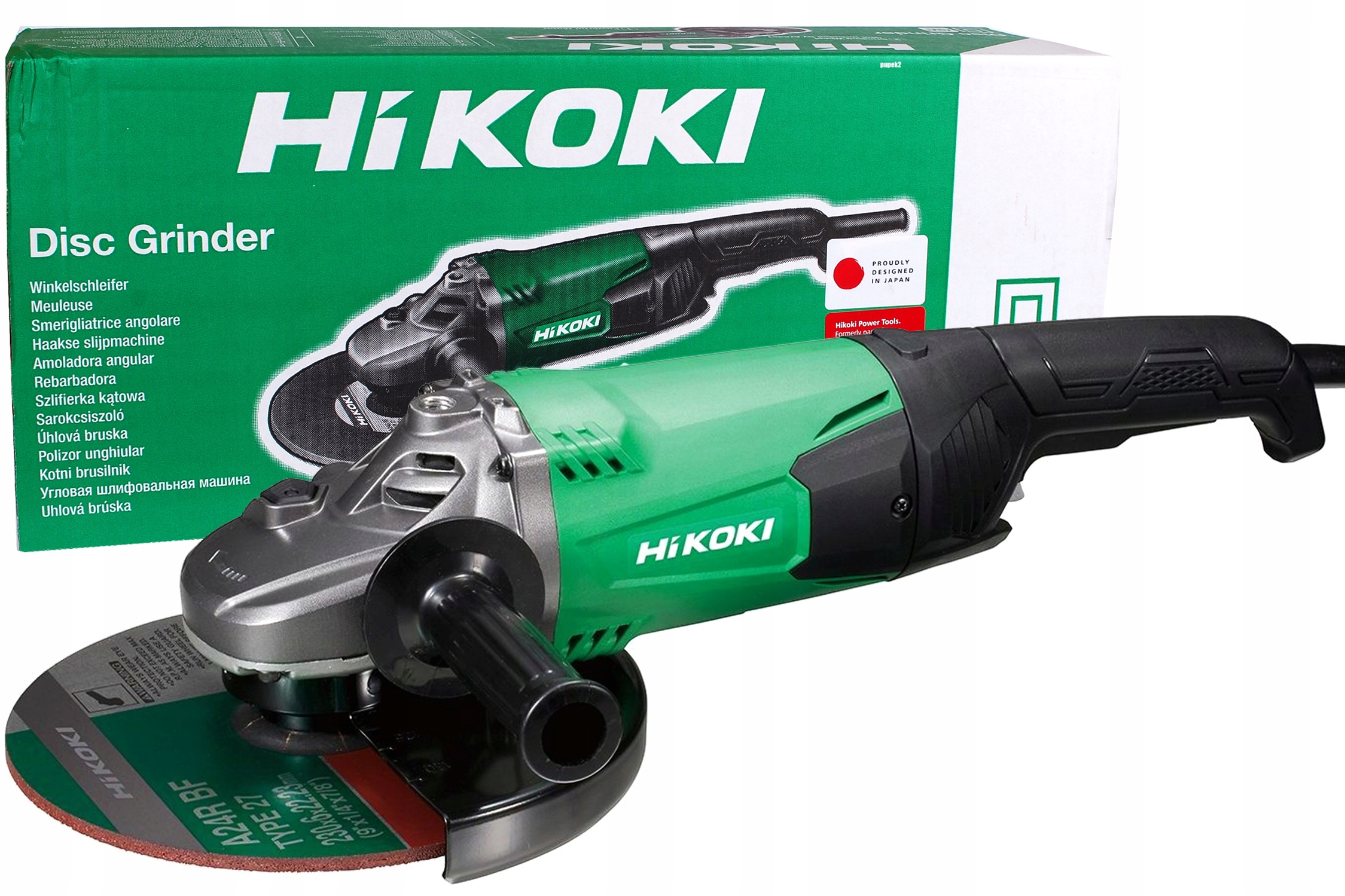 Szlifierka kątowa duża 230mm Hikoki G23ST 2000W (G23STWAZ) • Cena ...