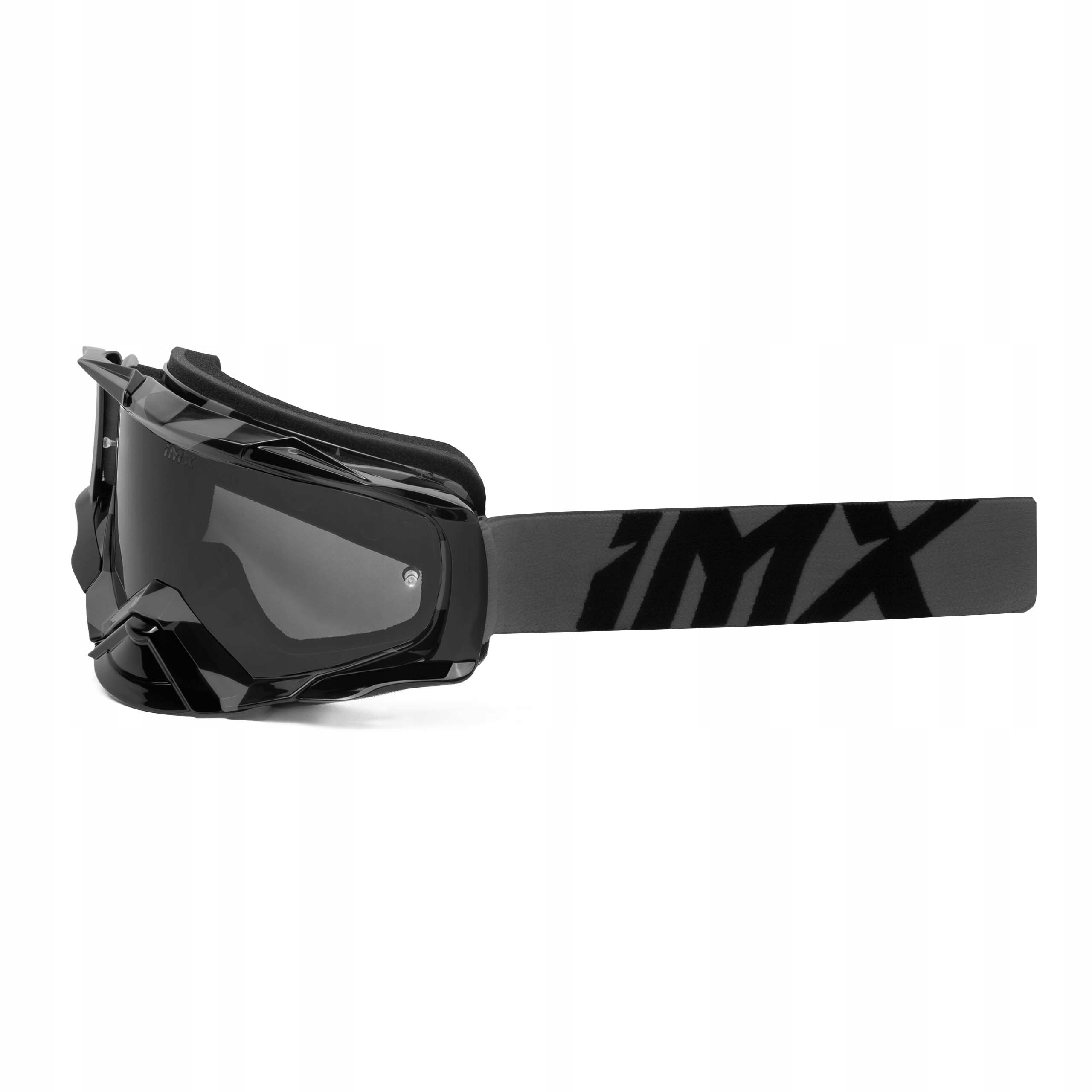 GOGLE IMX DUST GRAPHIC GREY GLOSS BLACK 2 SZYBY CROSS ENDURO QUAD ATV ...