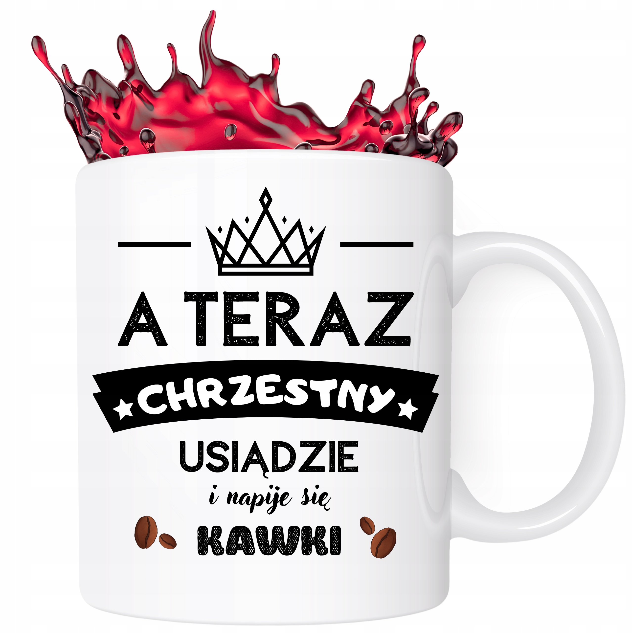 Kubek CupLife KUBEK DLA CHRZESTNEGO ceramika 330 ml (5905471780510) • Cena, Opinie • Kubki ...