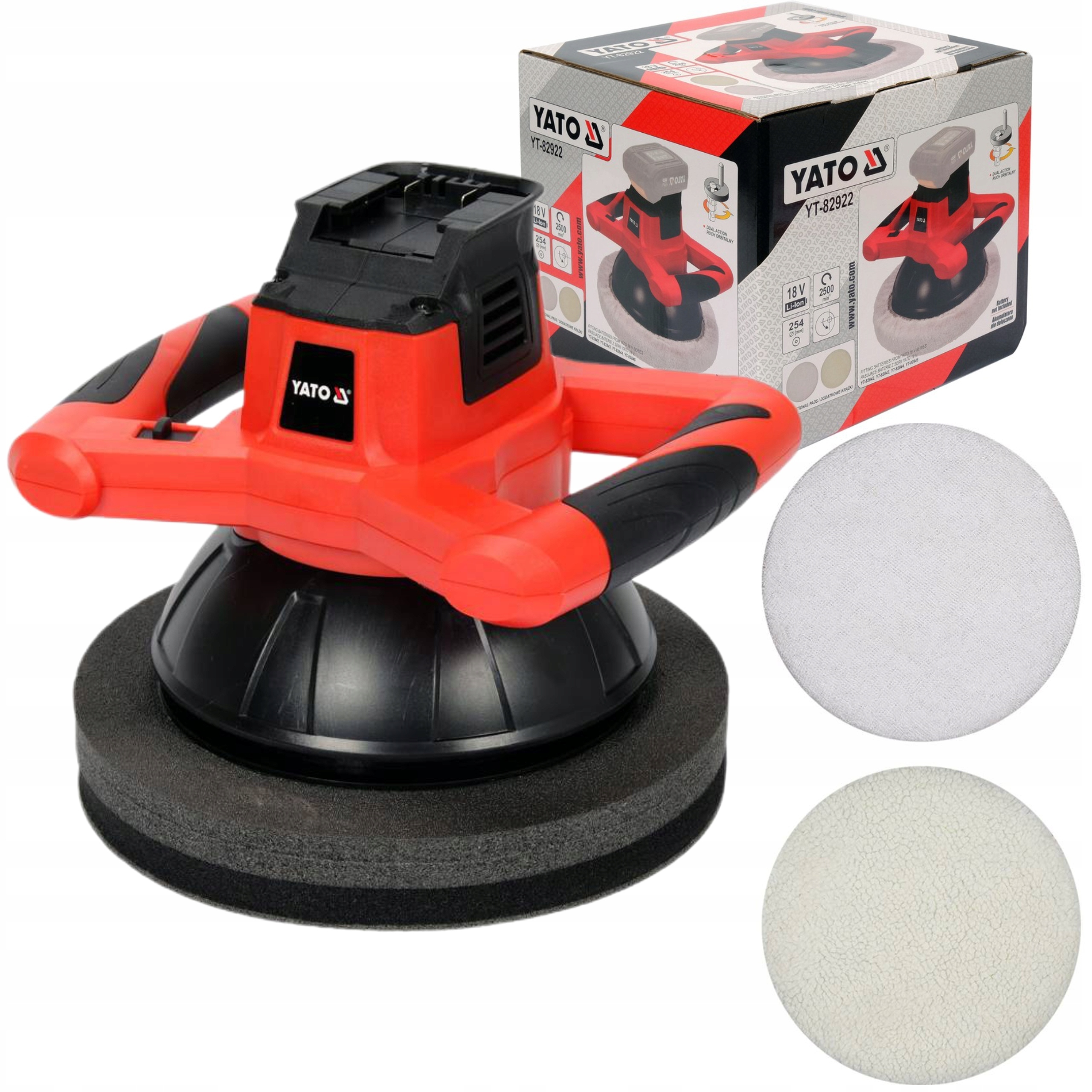 YATO POLERKA SAMOCHODOWA AKUM. 18V +2 NAKŁADKI 5906083068430 za z Białystok, Bitwy Białostockiej ...